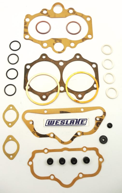 Weslake-NRE 500-750 Twins & Rickman Decoke gasket set Opn...